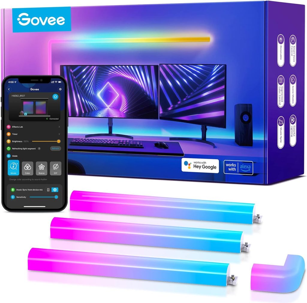 BARRAS DE LUCES LED INTELIGENTES GOVEE GLIDE RGBIC